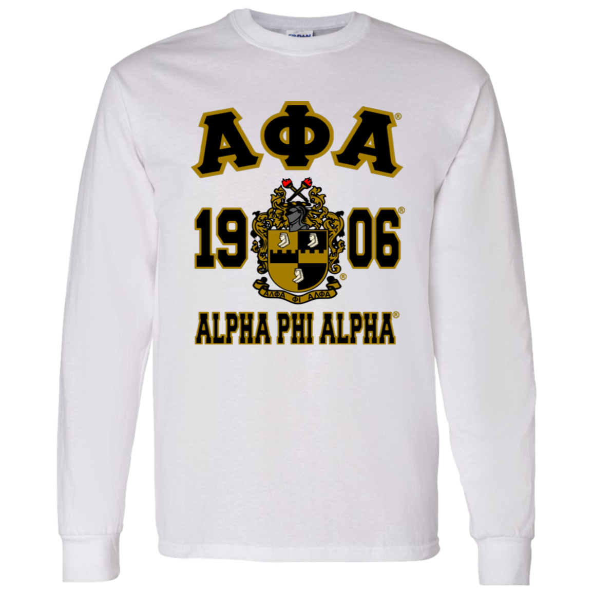 Alpha Phi Alpha Fraternity Long Sleeve T-Shirt – My Greek Letters